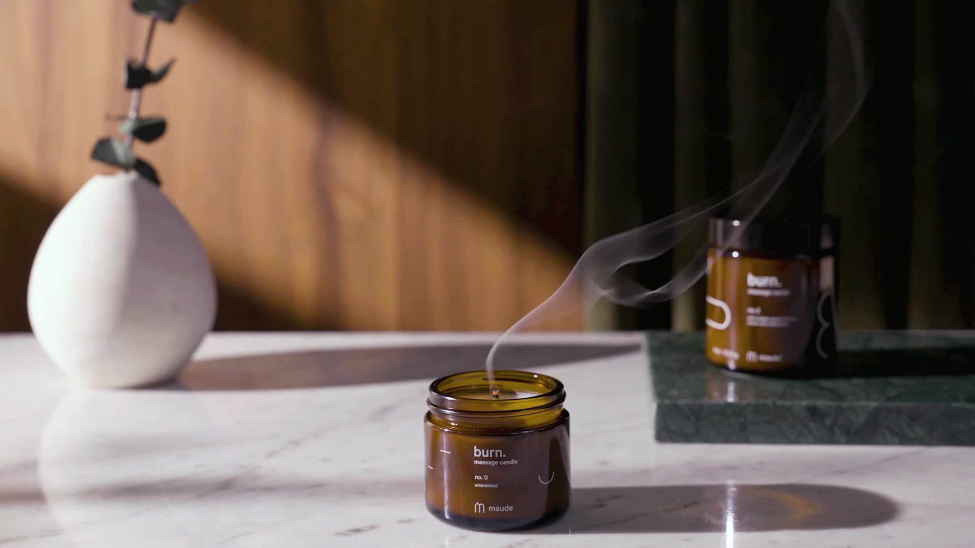 burn - jojoba oil massage candle - maude | Sephora