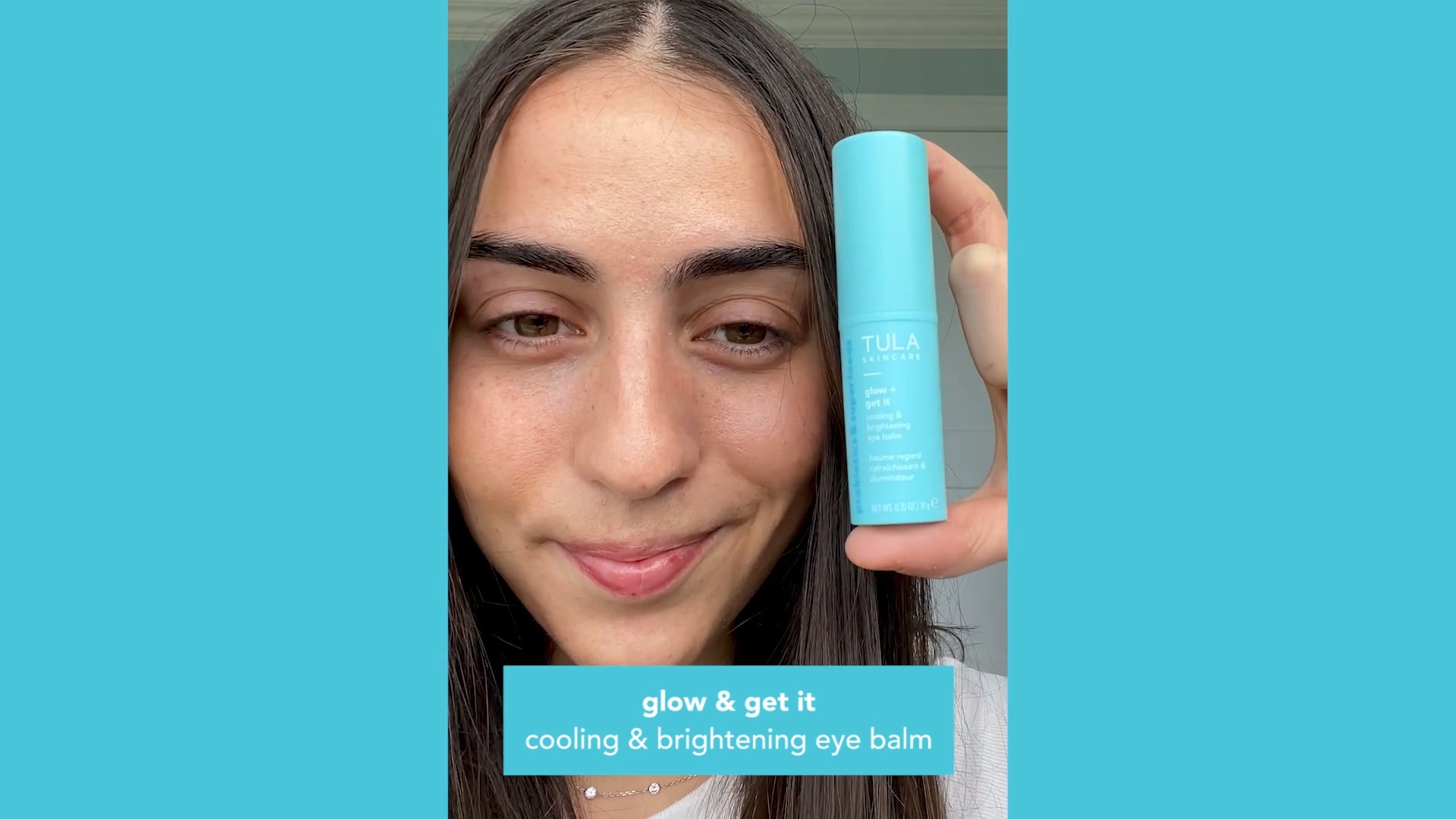 Glow + Get It Cooling & Brightening Eye Balm - TULA Skincare | Sephora