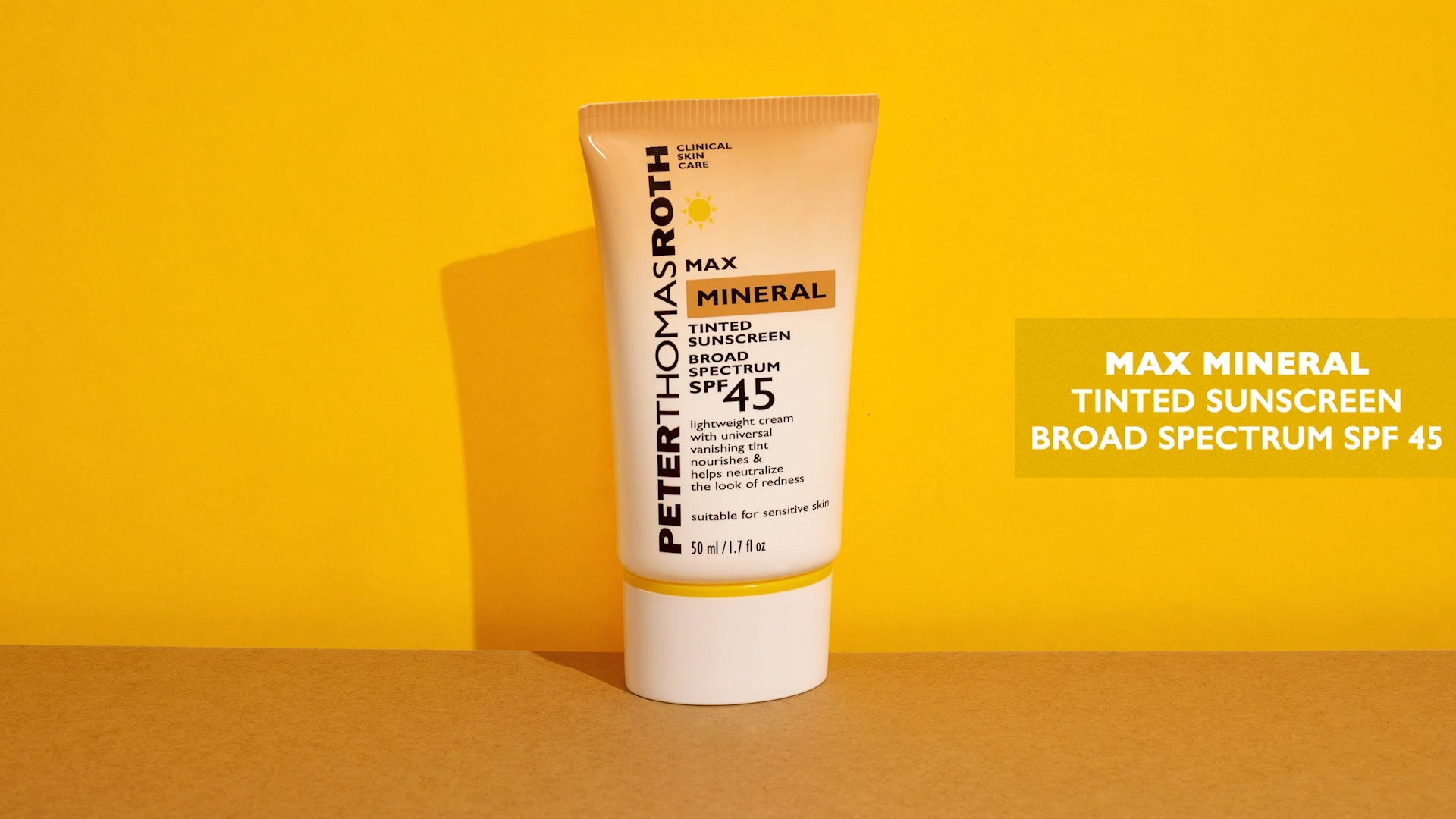 Max Mineral Tinted Sunscreen Broad Spectrum SPF 45 - Peter Thomas Roth ...