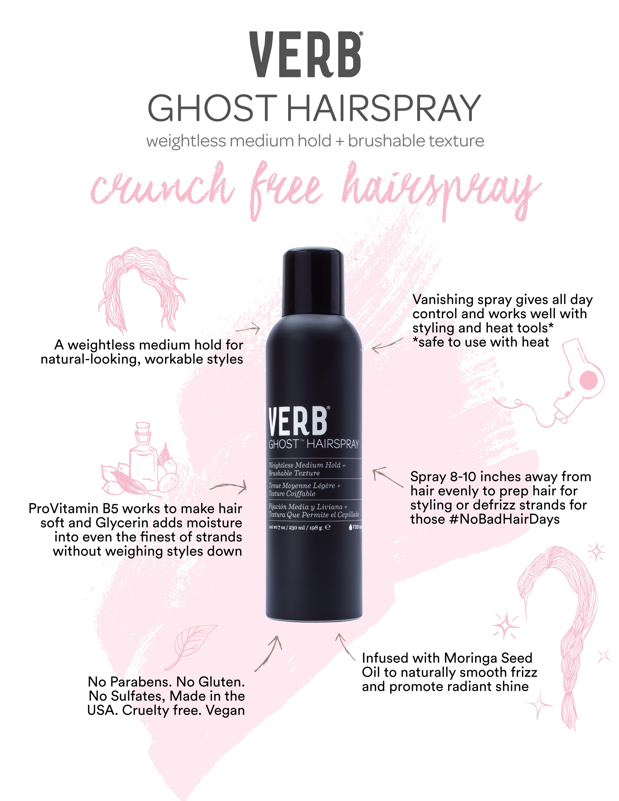 Ghost™ Hairspray - Verb | Sephora