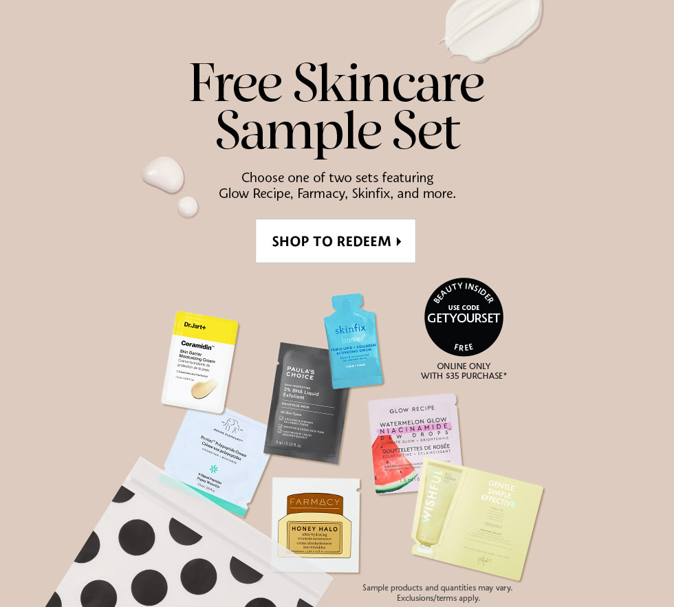 Redeem Your Free Samples | Sephora