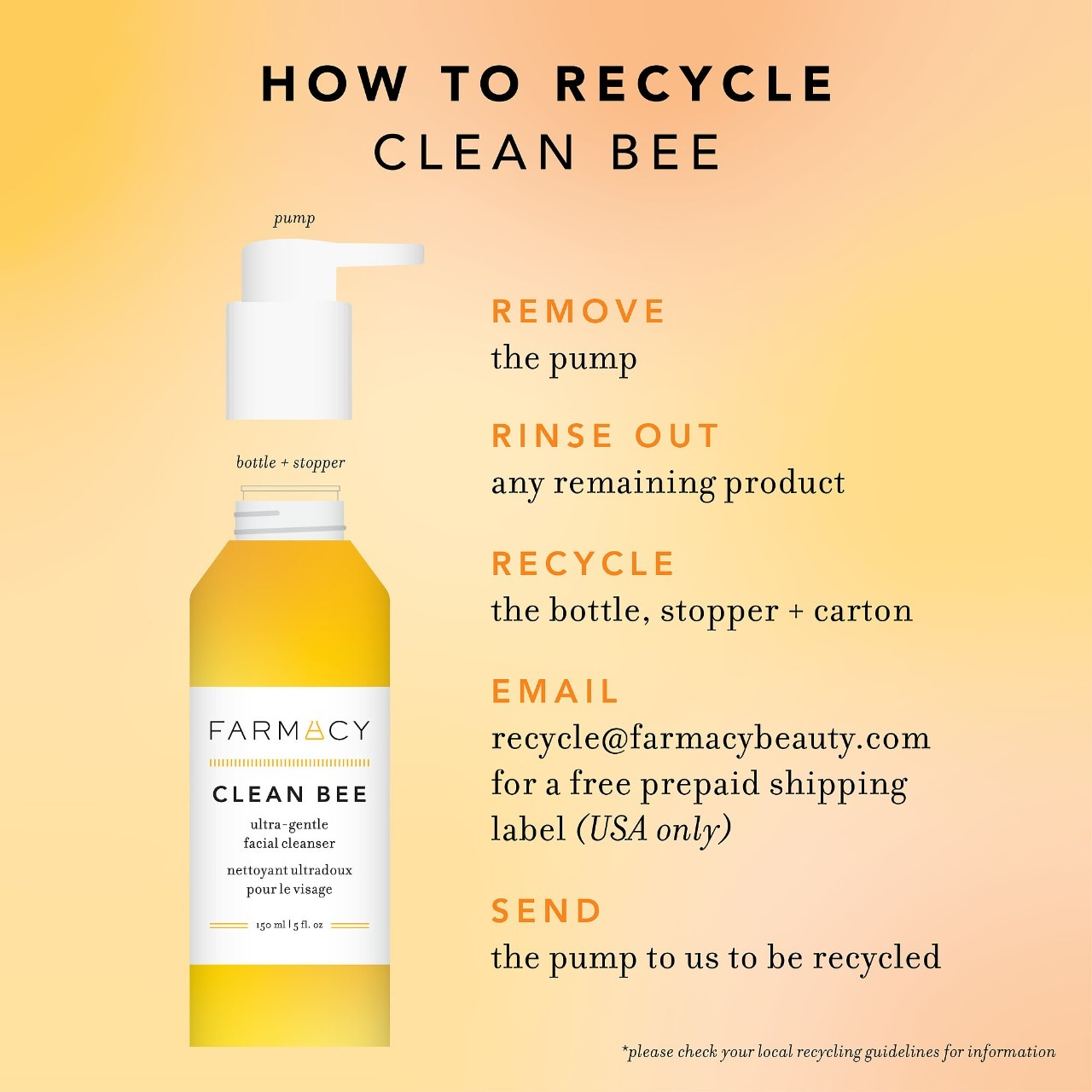 Farmacy Clean Bee Ultra Gentle Facial Cleanser | Mall of America®