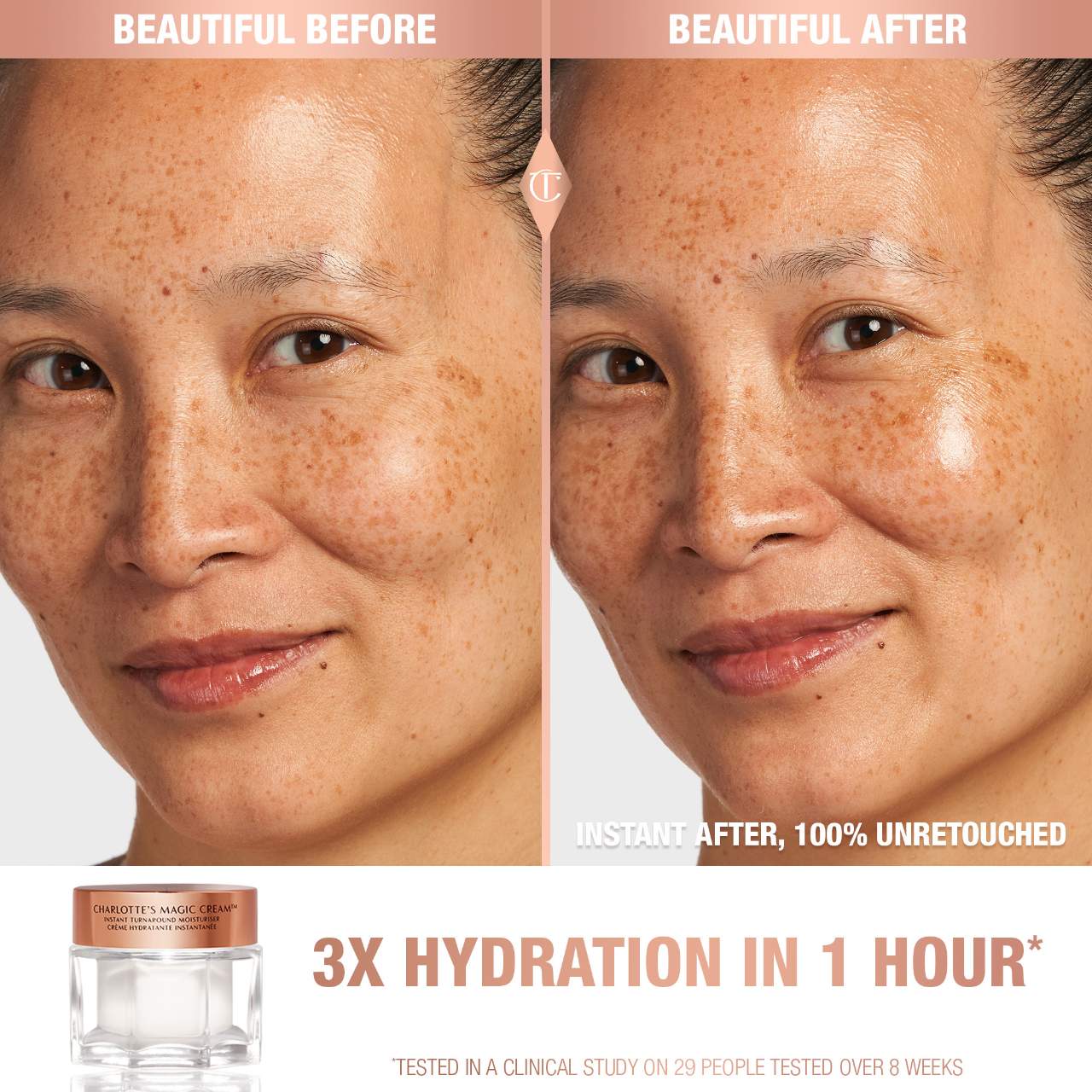 Charlotte Tilbury Magic Cream Moisturizer with Hyaluronic Acid ...