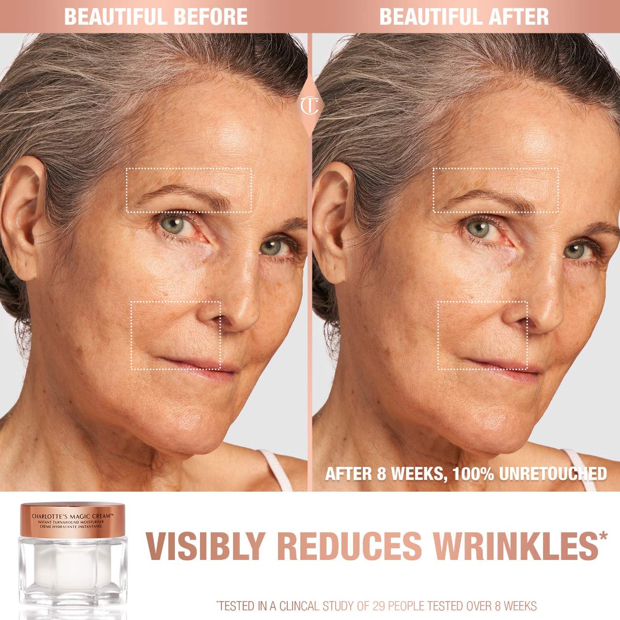 Charlotte Tilbury Magic Cream Moisturizer with Hyaluronic Acid ...