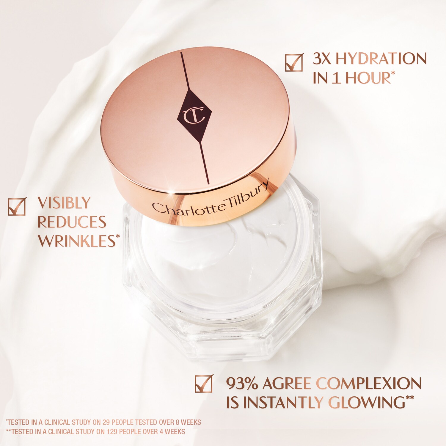Charlotte Tilbury Magic Cream Moisturizer with Hyaluronic Acid ...