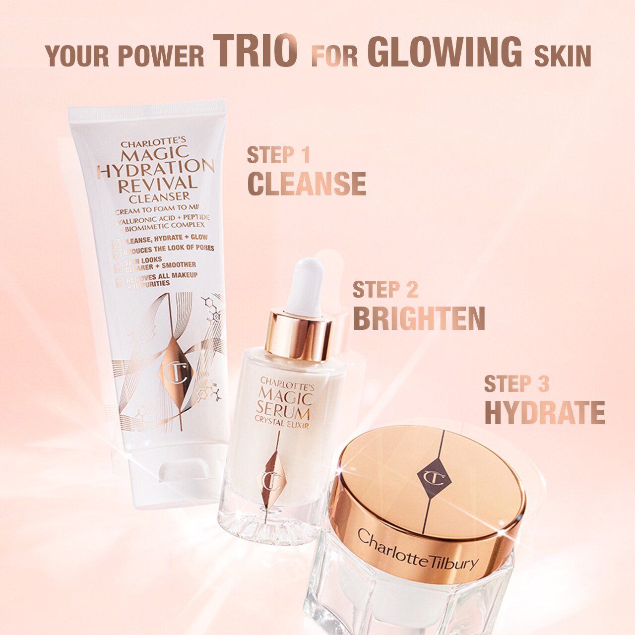 Charlotte Tilbury Magic Cream Moisturizer with Hyaluronic Acid ...