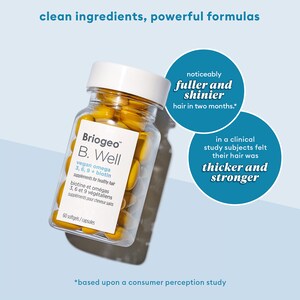 B. Well Vegan Omegas + Biotin Supplements for Hair Thinning - Briogeo ...