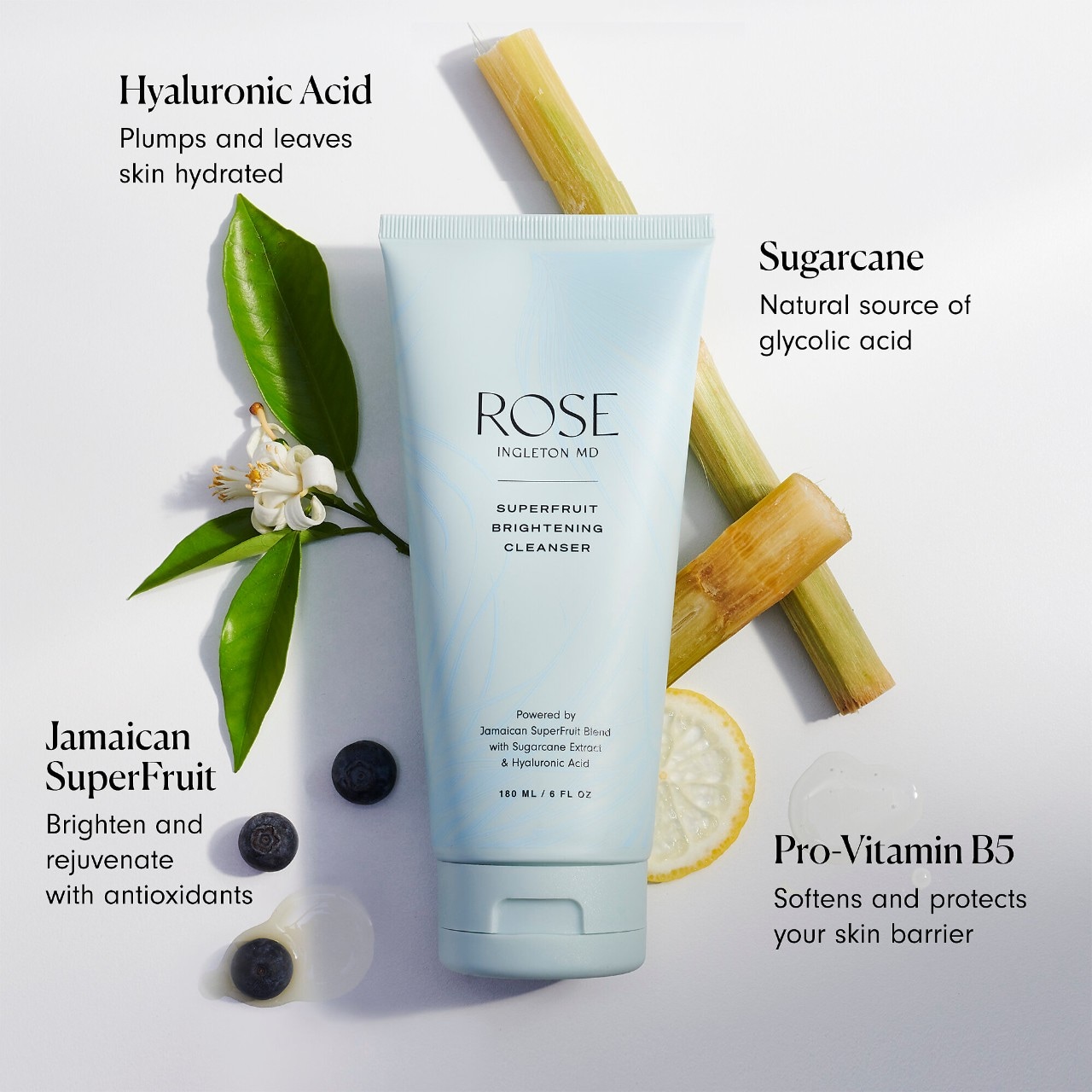 ROSE Ingleton MD Mini SuperFruit Gentle Brightening Cleanser | Hamilton ...