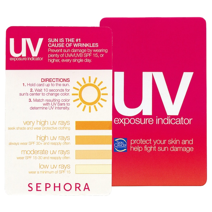 UV Exposure Indicator Card Bonus Gift - SEPHORA COLLECTION | Sephora
