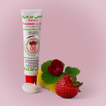Chapstick Strawberry Swatch