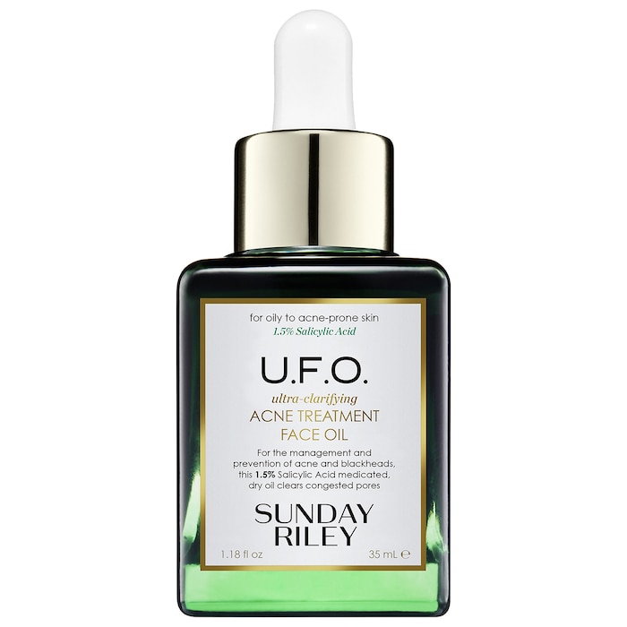 U.F.O. Salicylic Acid BHA Acne Treatment Face Oil - Sunday Riley | Sephora