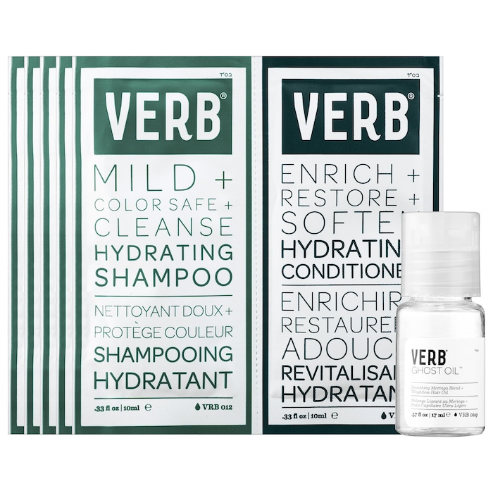 Hydrating Shampoo & Conditioner + Ghost Oil™ Sample Set - Verb | Sephora