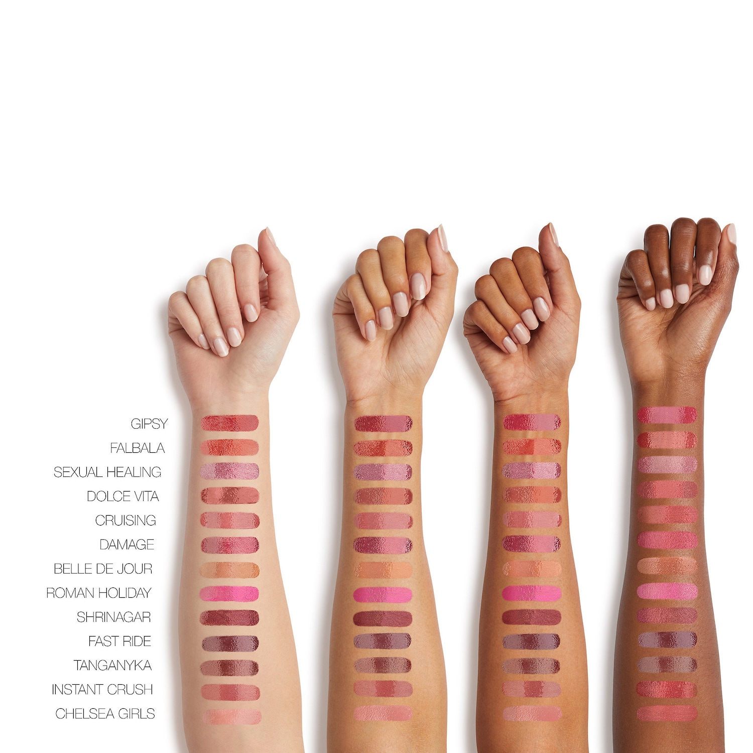 Nars Dolce Vita Lipstick On Dark Skin