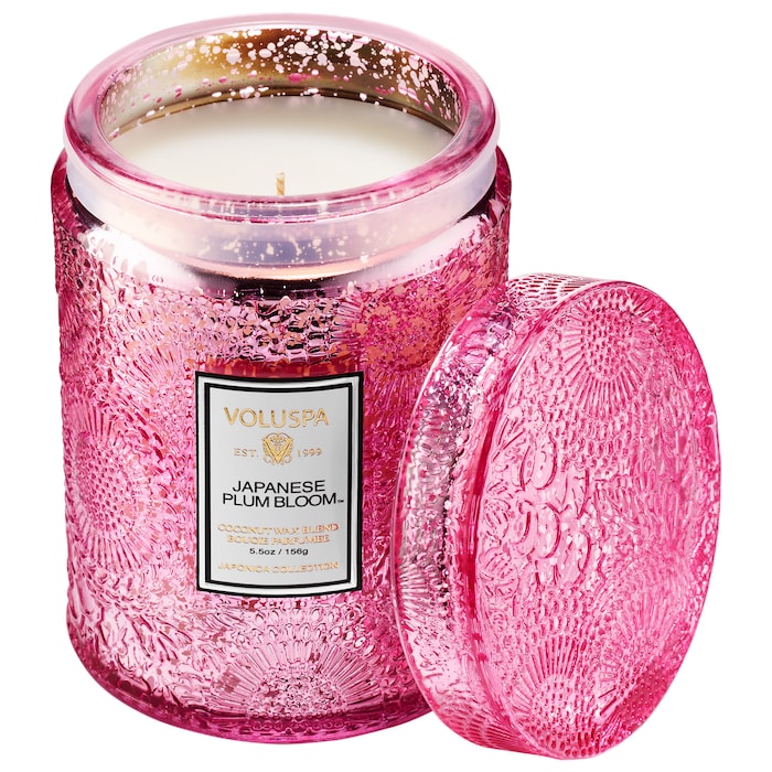 Japanese Plum Bloom Glass Jar Candle - VOLUSPA | Sephora