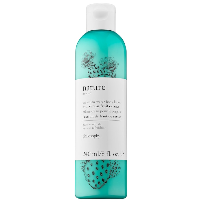 Nature in A Jar Cream-to-Water Body Lotion with Cactus Fruit Extract ...