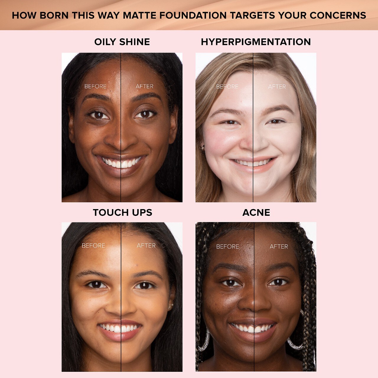 Too Faced Born This Way Matte Longwear Liquid Foundation Makeup - Big ...