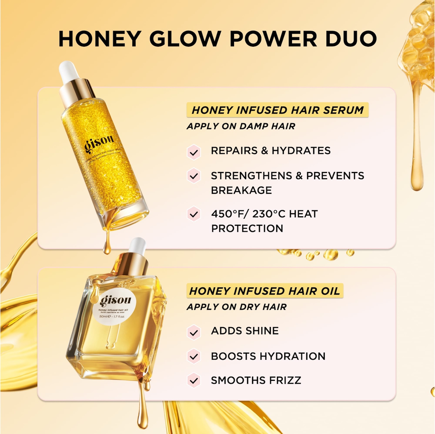 Gisou Honey Infused Hair Oil | Mall of America®
