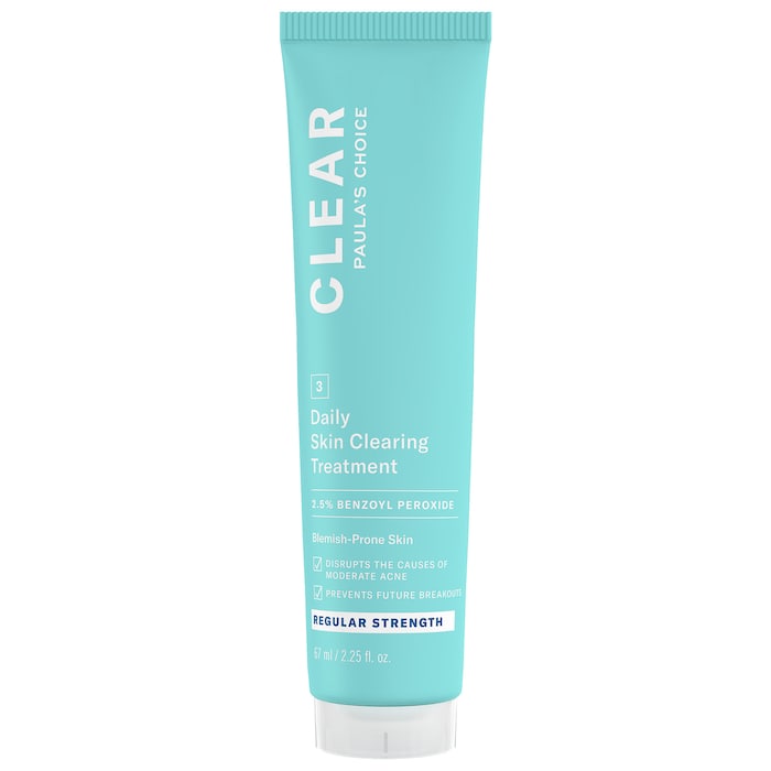 CLEAR Daily Skin Clearing Treatment with 2.5% Benzoyl Peroxide - Paula ...