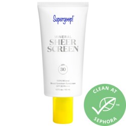 100% Mineral Sheerscreen Sunscreen SPF 30 - Supergoop! | Sephora