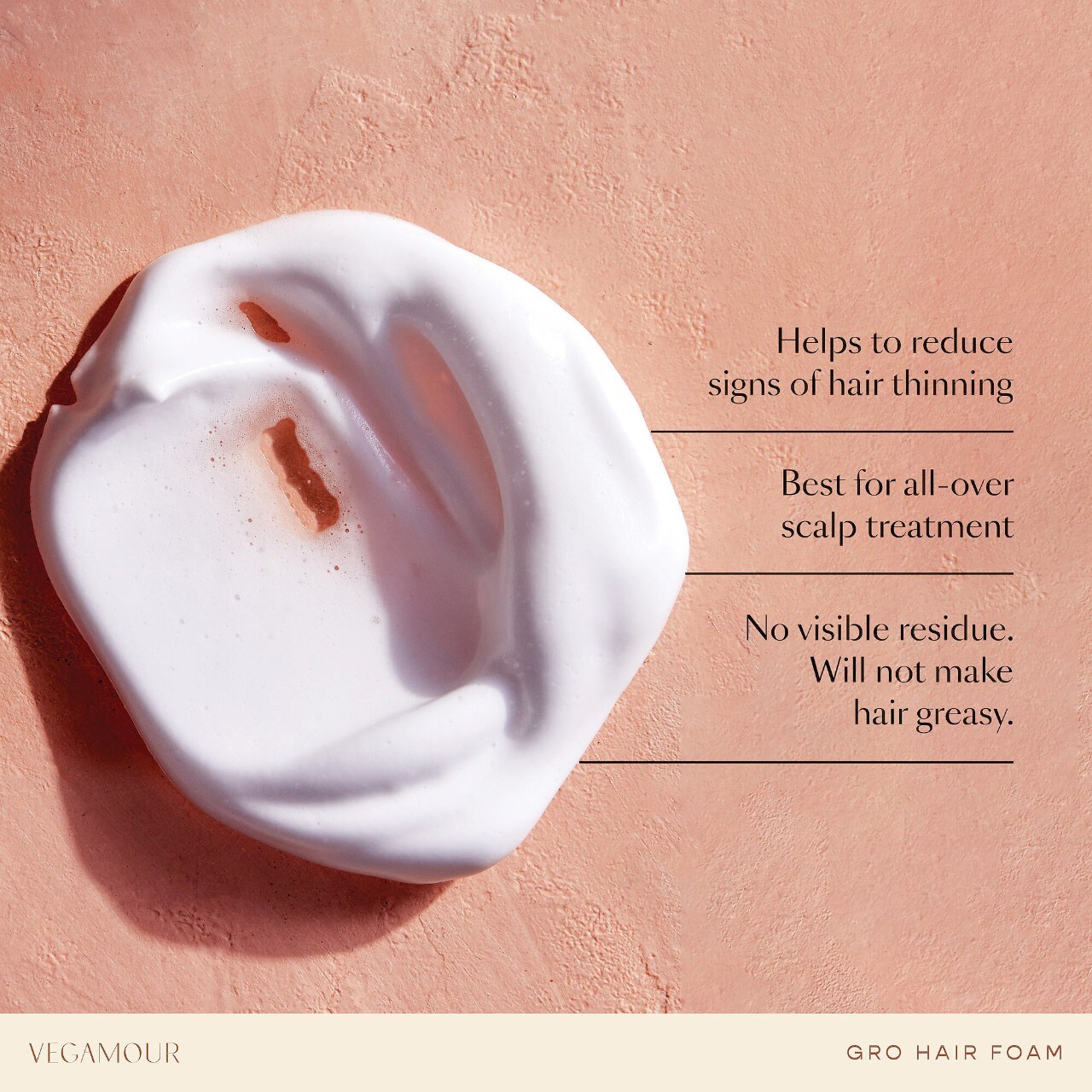 Vegamour GRO Hair Foam for Thinning Hair | Pacific City