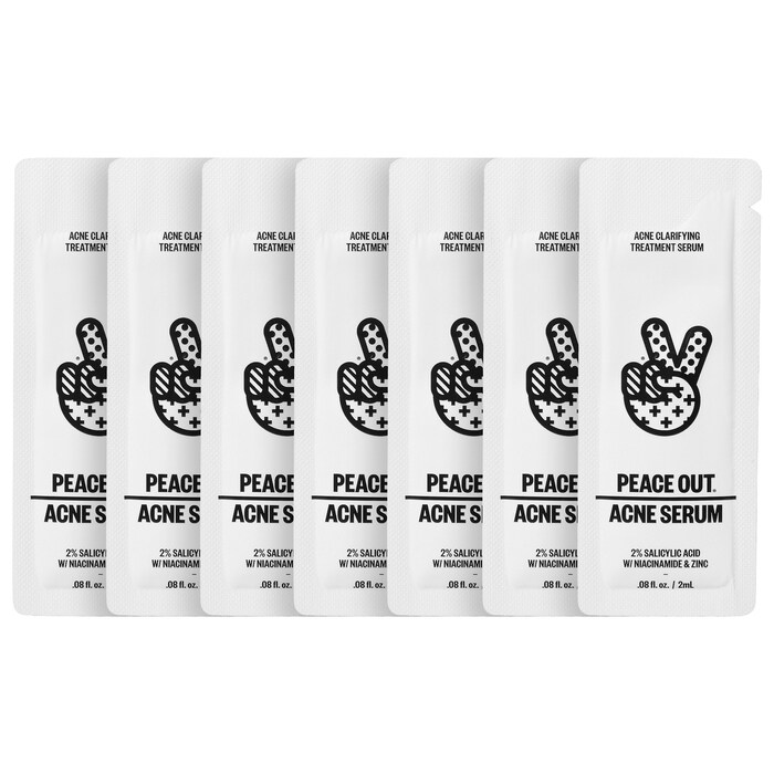 Acne Serum sample set - 7 x 2 mL - Peace Out | Sephora