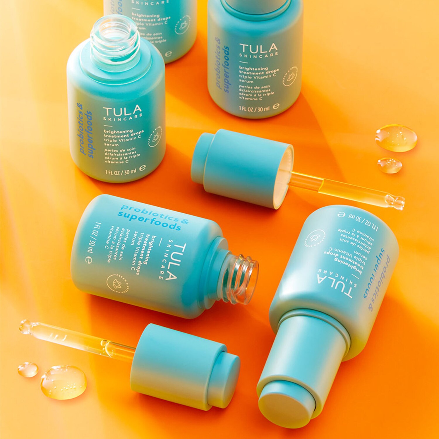 TULA Skincare Brightening Treatment Drops Triple Vitamin C Serum ...