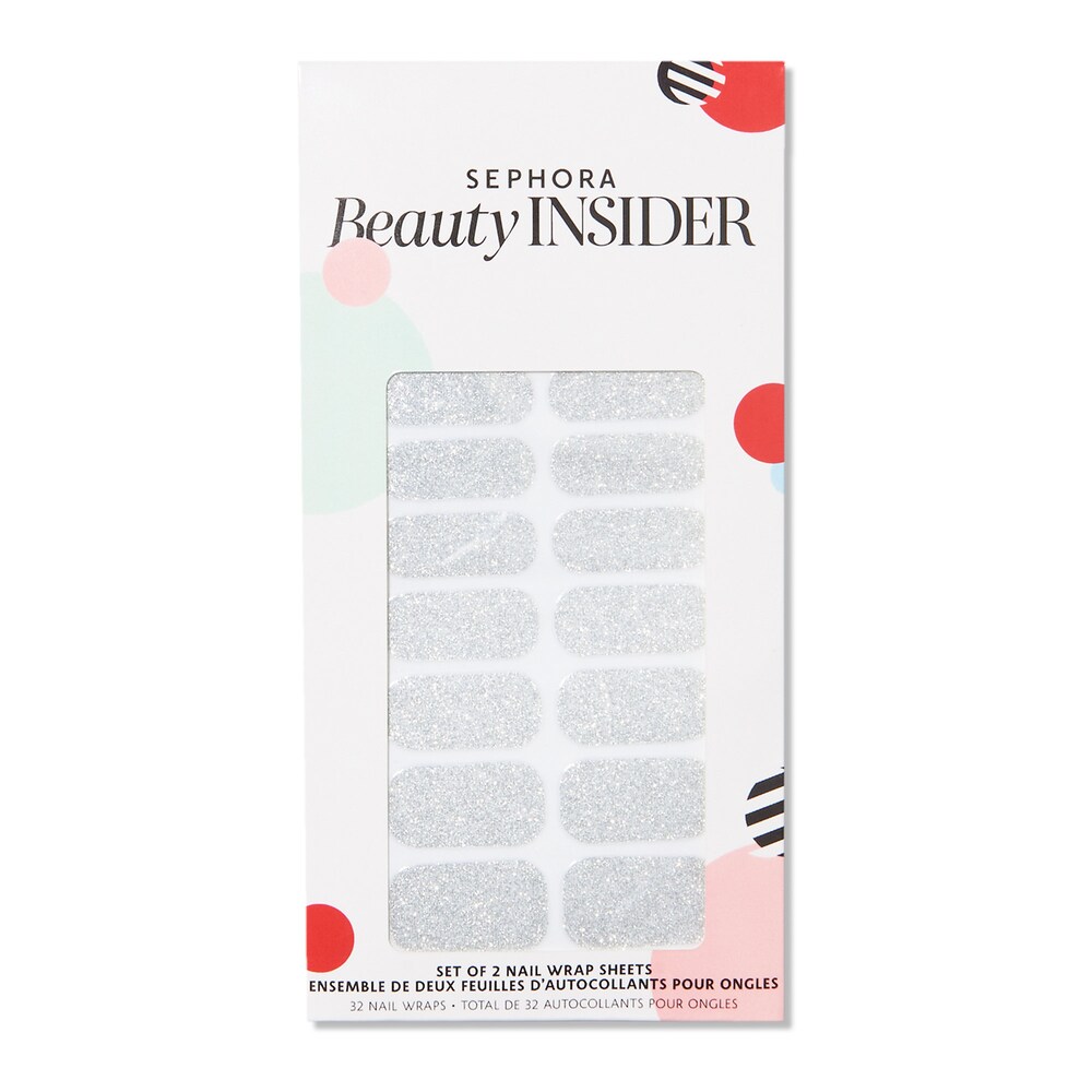 Silver Nail Decals - BEAUTY INSIDER | Sephora