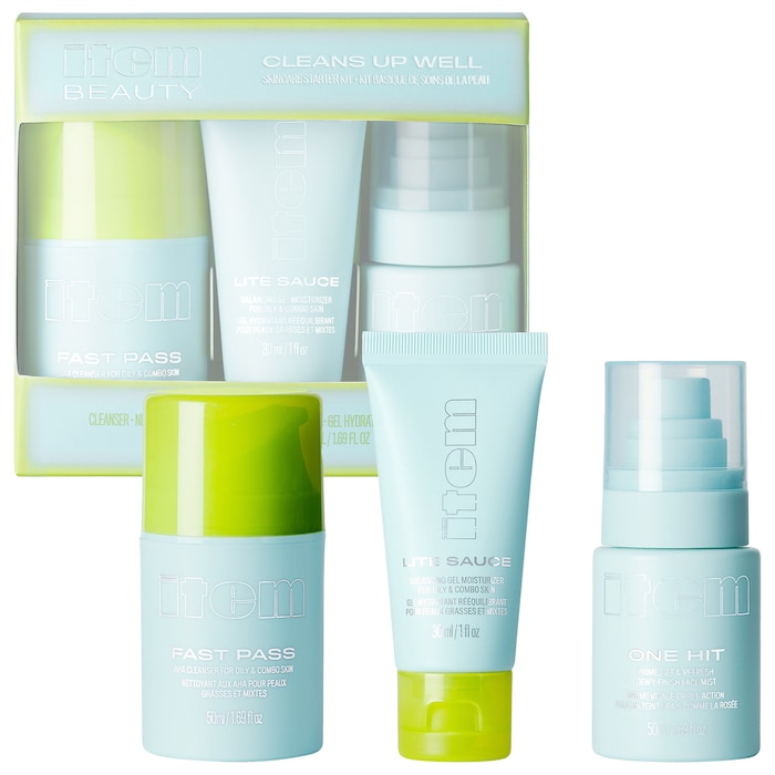 Mini Clean Up Well Skincare Starter Set - ITEM Beauty By Addison Rae ...