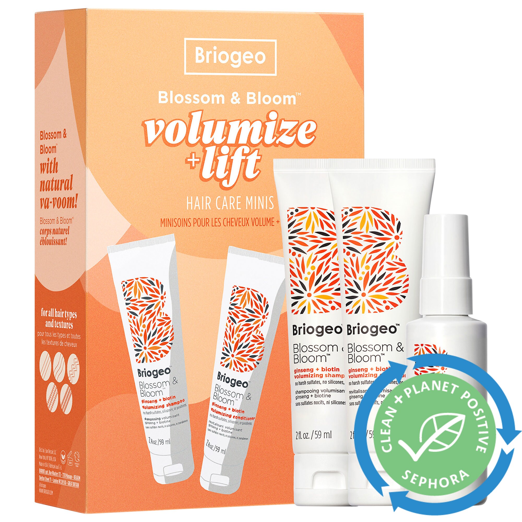 Briogeo Blossom & Bloom™ Volumize + Lift Hair Care Travel Kit | ModeSens