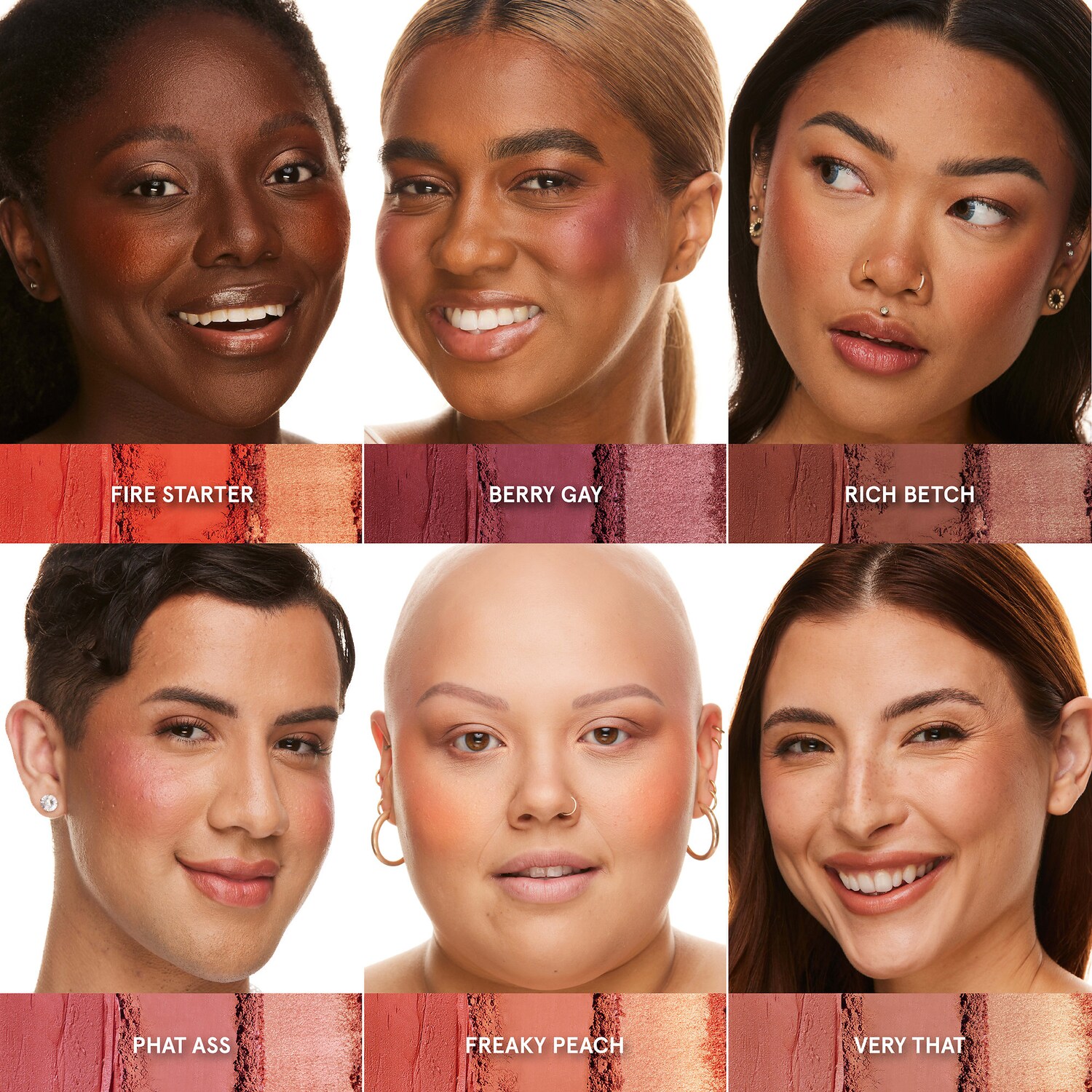 ONE/SIZE by Patrick Starrr Cheek Clapper 3D Blush Trio Palette | Mall ...