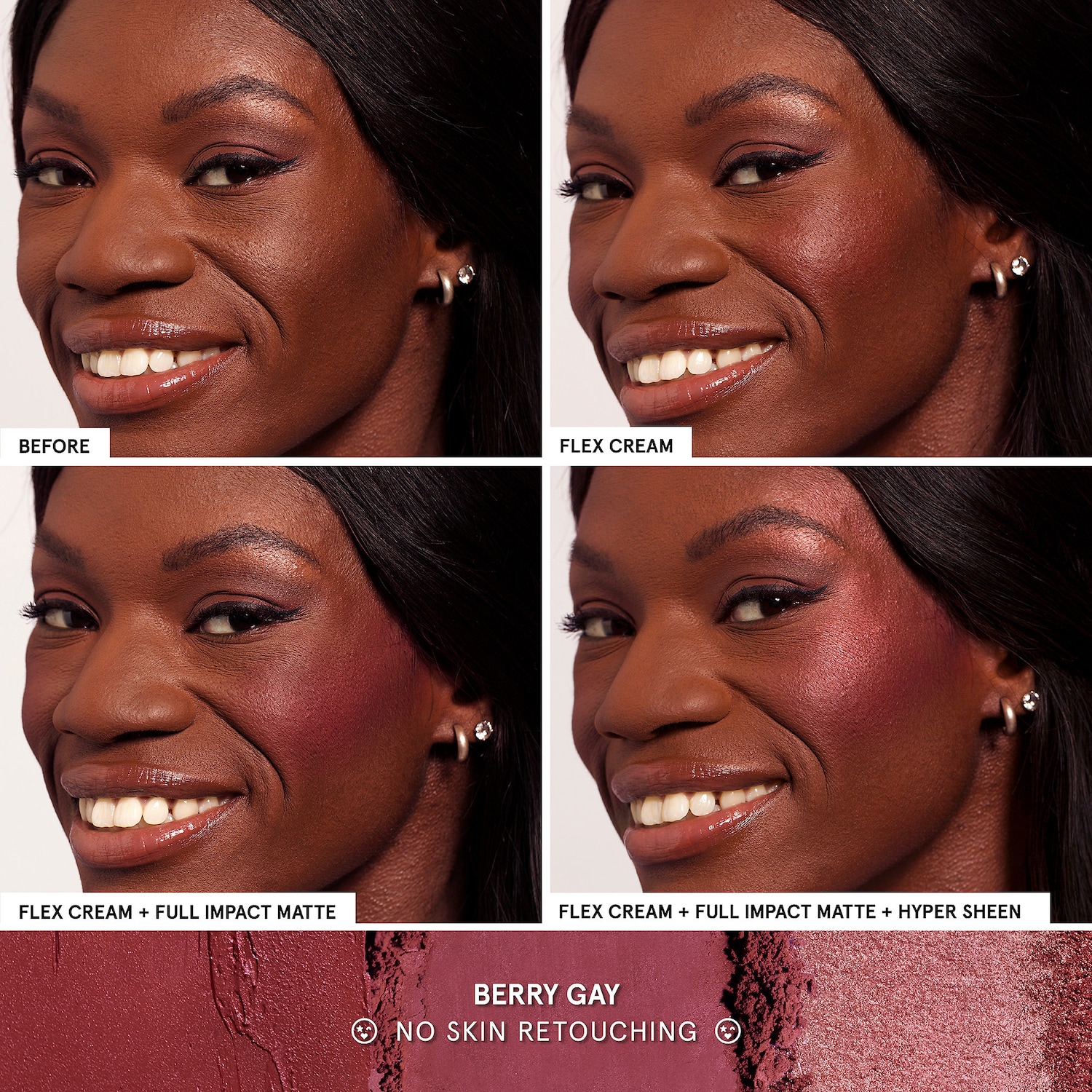 ONE/SIZE by Patrick Starrr Cheek Clapper 3D Blush Trio Palette | Mall ...