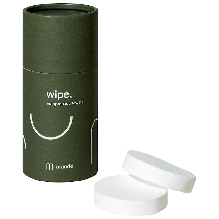 Wipe - water-activated, biodegradable wipes - maude | Sephora