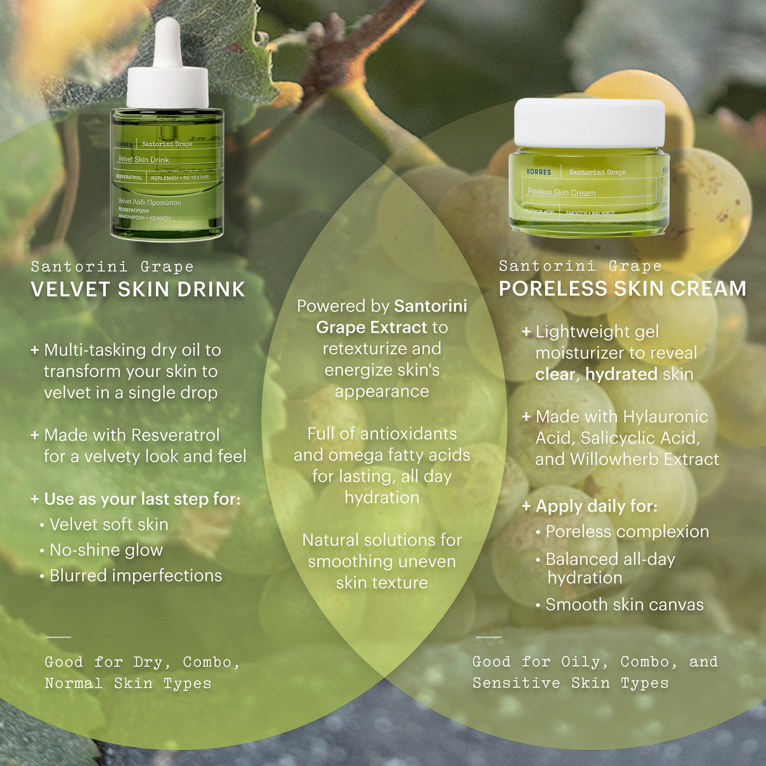 KORRES Santorini Grape Poreless Skin Cream | Mall of America®