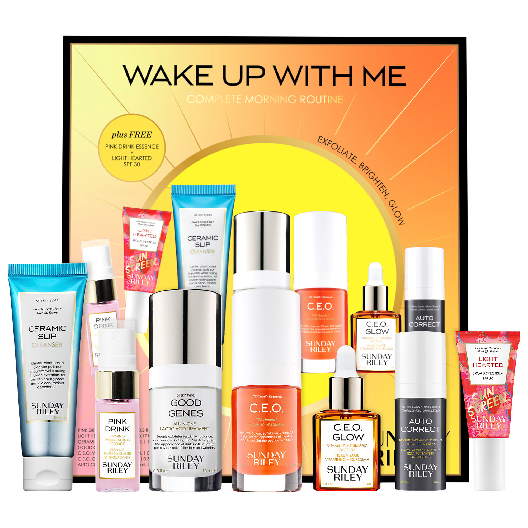 Sunday Riley Wake Up With Me Morning Routine Kit - Big Apple Buddy