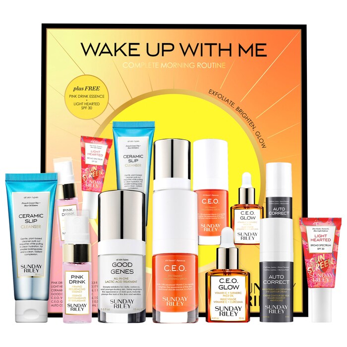 Wake Up With Me Morning Routine Kit - Sunday Riley | Sephora