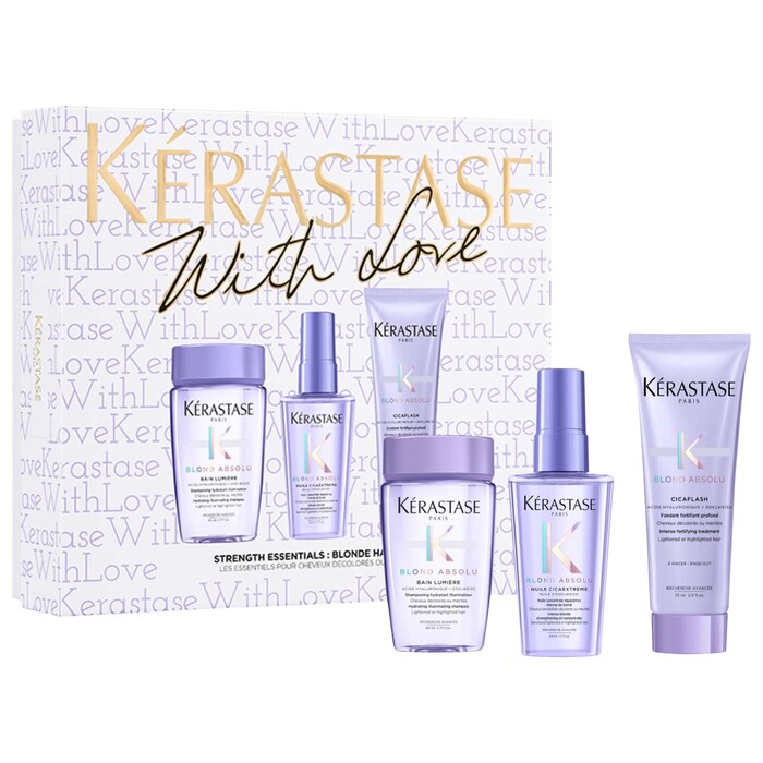 Ultimate Strength Essentials: Blonde Haircare Gift Set - Kérastase ...