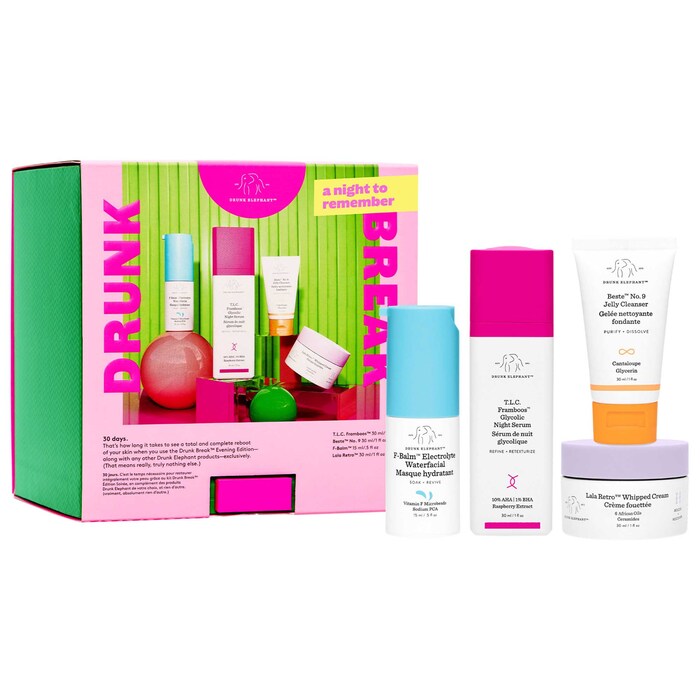 Drunk Break™: A Night to Remember Night Kit - Drunk Elephant | Sephora