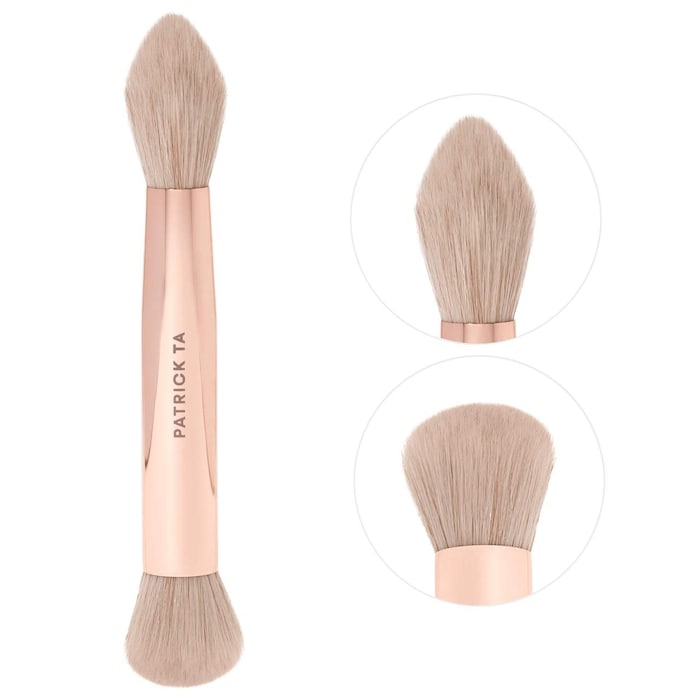 Dual-Ended Complexion Brush - PATRICK TA | Sephora