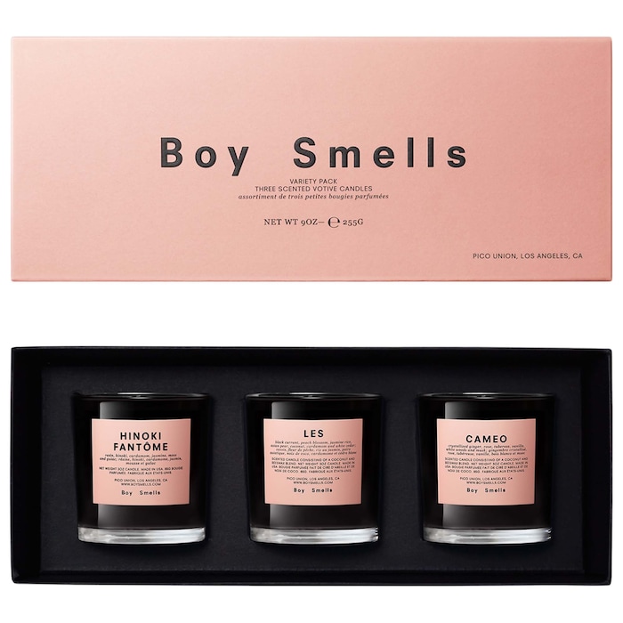 Cameo, Hinoki Fantôme, LES Mini Candle Trio Set - Boy Smells | Sephora