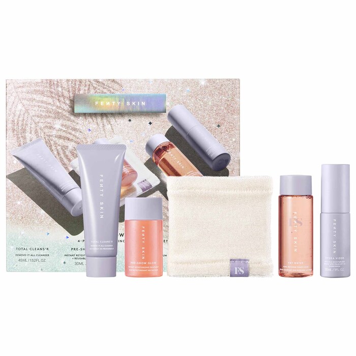 The Glow Around 4-Piece Travel Skincare Essentials Set - Fenty Skin ...