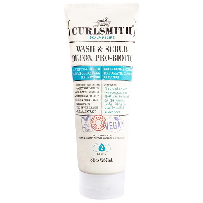 Wash & Scrub Clarifying Detox Shampoo - Curlsmith | Sephora