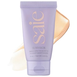 Mini Sunvisor Radiant Moisturizing Face Sunscreen SPF 35 - Saie | Sephora