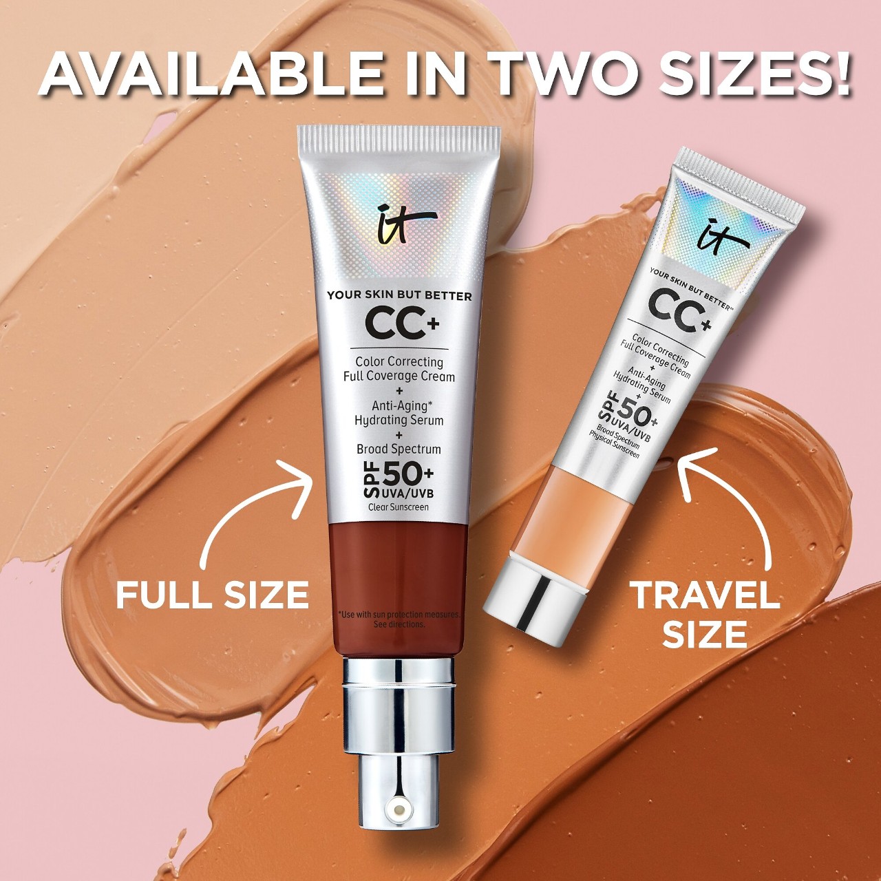 It Cosmetics Mini Cc+ Cream Full Coverage Color Correcting Foundation ...