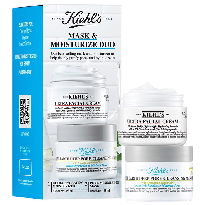 Mask and Moisturize Duo Skincare Gift Set - Kiehl's Since 1851 | Sephora