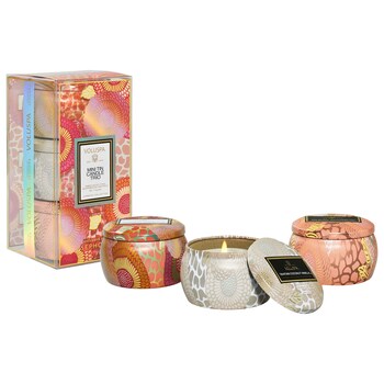 Tropical Oasis Mini Tin Candle Trio - VOLUSPA | Sephora