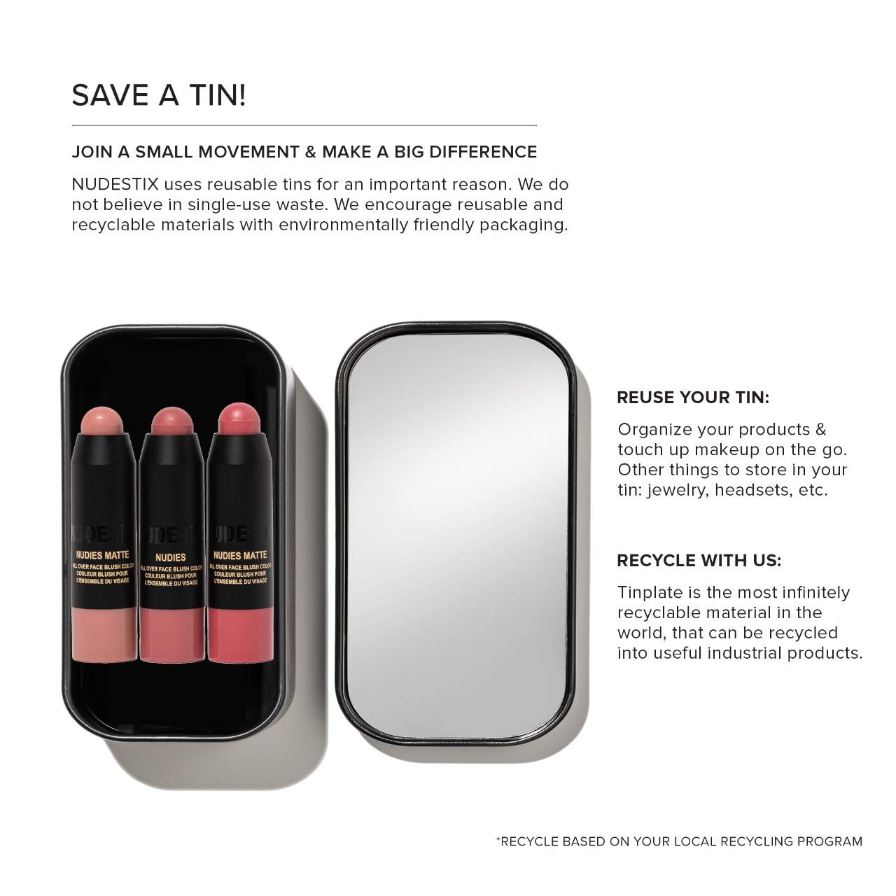 Nudestix Mini Pink Nude Blush 3 Pc Kit Hamilton Place
