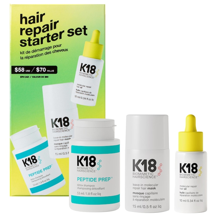 Hair Repair Starter Set - K18 Biomimetic Hairscience | Sephora