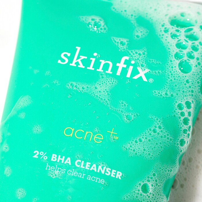 Skinfix Acne+ 2% BHA + Azelaic Acid Niacinamide AHA Cleanser ...