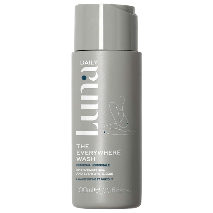The Mini Everywhere Wash - pH balancing with Prebiotics + Vitamins C+E for All Skin - Luna Daily | S