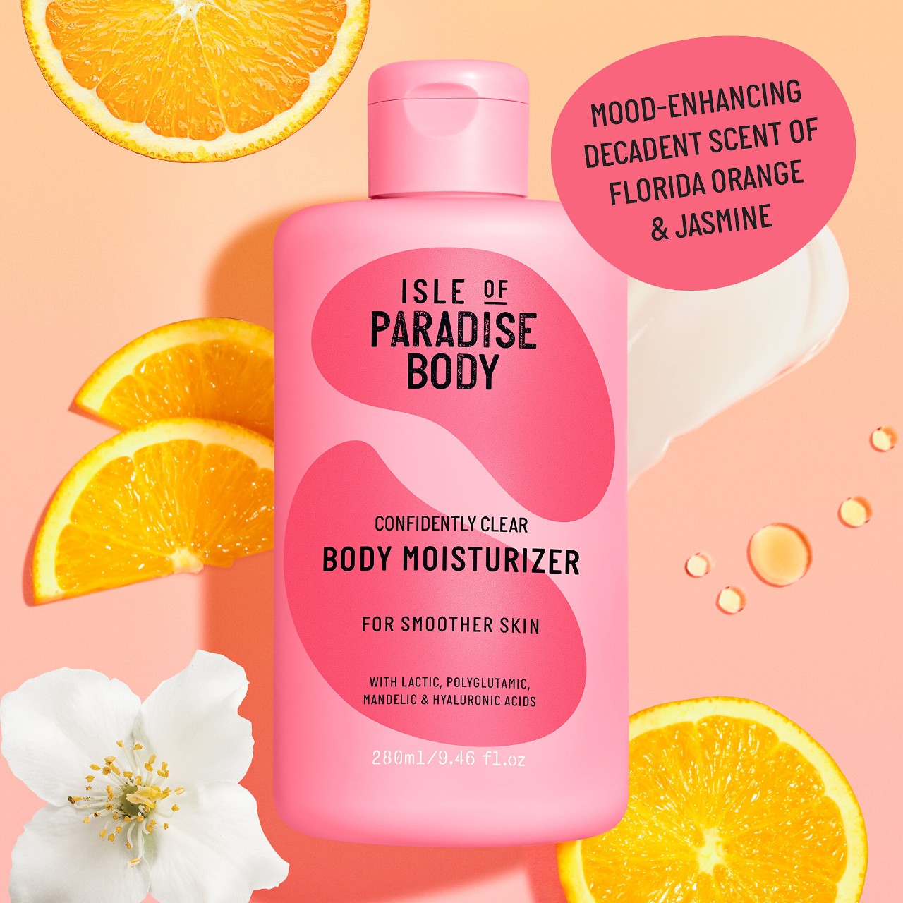 Isle of Paradise Confidently Clear Body Moisturizer with Lactic ...